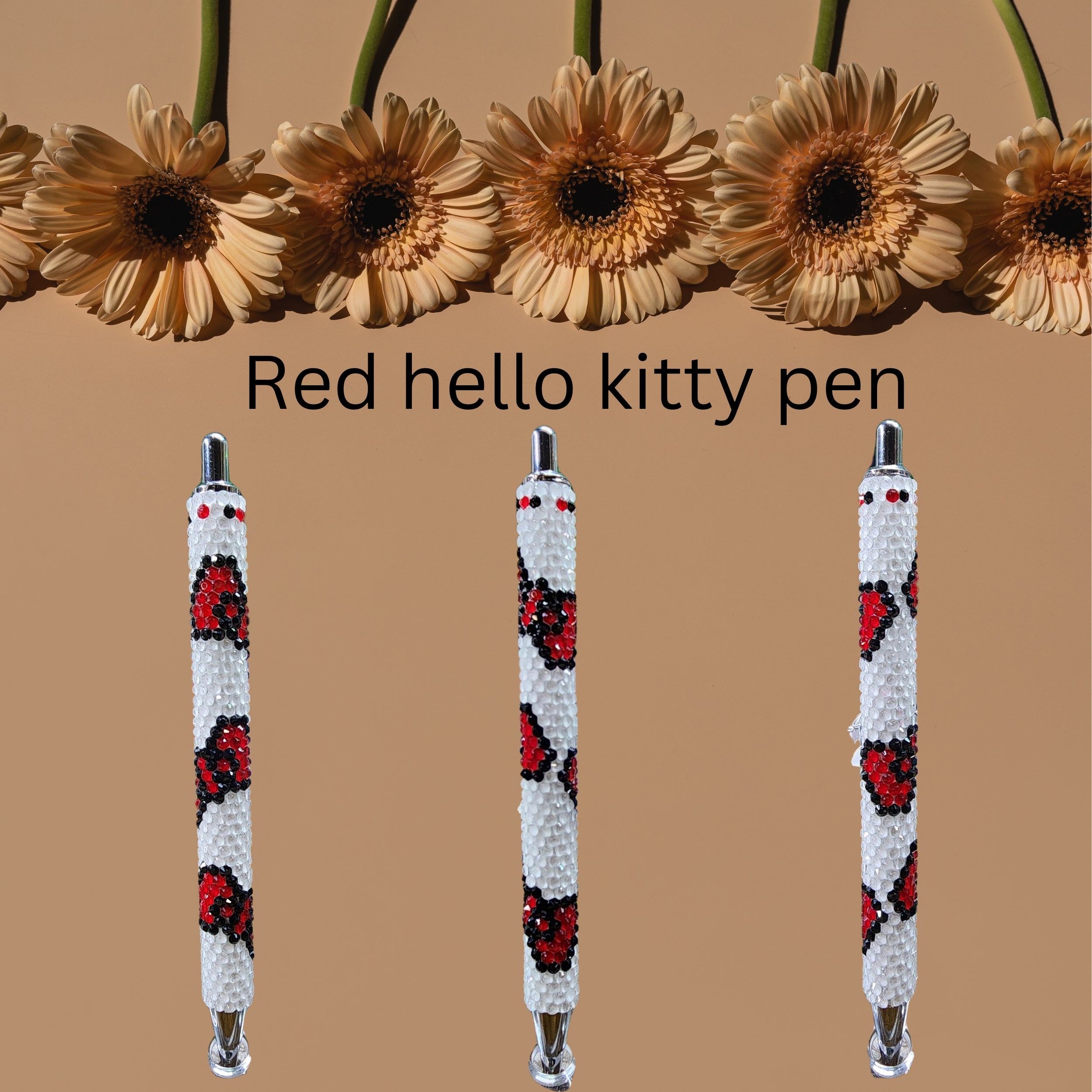 Red Hello Kitty Bling Pen | Miss Mandys Bling Corner