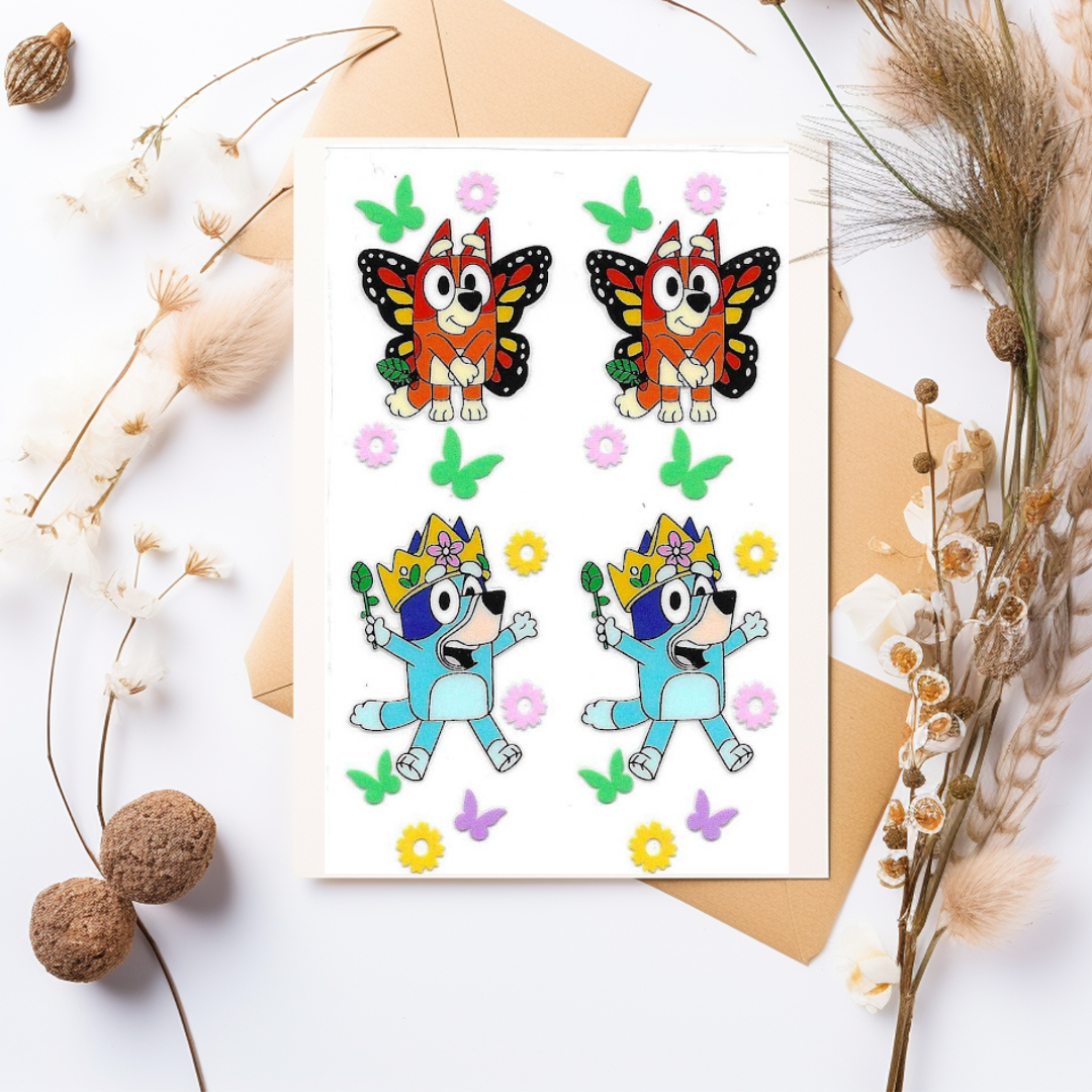 Bluey butterfly | Miss Mandys Bling Corner